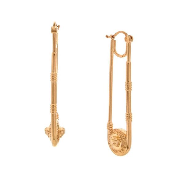 Versace | Accessories | Versace Safety Pin Earrings | Poshmark